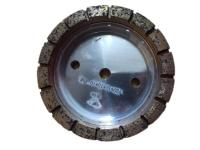 China 8*8mm Working Layer Size Diamond Polishing Wheel For Glass Grinding for sale