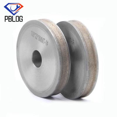 China PBLOG Diamond Grinding Wheel 240 Grit Round Edge Arbor Hole 12/22/30mm Max Speed 4500rpm for sale