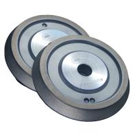 China Durability Pblog 240# Gray Diamond Grinding Wheel Round Edge 12/22/30mm Arbor Hole for sale