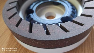 China Black Green Resin Cup Wheel Grinding High Brightness 150mm Thin Glass Protection for sale
