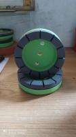 China 100mm 22mm Hole Resin Cup Grinding Wheel for Double Edge Beveling Machine for sale