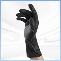 China Pink Nitrile Disposable Gloves 4mil 5mil 6mil Heavy Duty Industrial Household 100pcs for sale