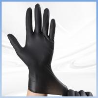 China Black Disposable Nitrile Gloves 3mil 4mil Food Grade CE FDA Certified Powder Free for sale