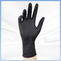 China Pink Nitrile Disposable Gloves 100 Pcs Box Oil Resistant Food Processing Tear Resistant Textured for sale