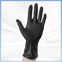 China Customized Wholesale Disposable Nitrile Gloves Black Nitrile Gloves for sale