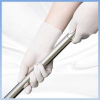 China White Disposable Nitrile Gloves 8 Mil Multi Purpose Industrial Food Safe 100 Pcs for sale