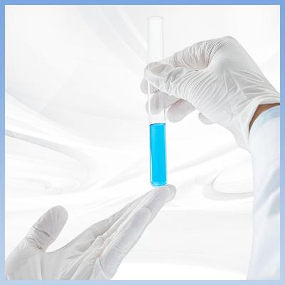 China White Nitrile Disposable Gloves Antibacterial Food Safe ASTM D6319 100 Pcs Box for sale