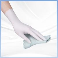 China White Nitrile Disposable Gloves 100 Pcs Box Non Slip Powder Free Industrial Grade for sale