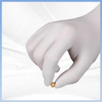 China White Nitrile Disposable Gloves 100 Pcs Box Non Slip Powder Free Industrial Grade for sale