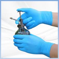 China Premium Grade Versatile Food Processing Gloves Blue Nitrile Gloves for sale