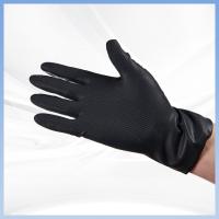 China Disposable Latex Gloves Black S M L XL ASTM D6319 EN 455 Chemical Pharmaceutical for sale