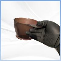 China Disposable Latex Gloves Black S M L XL ASTM D6319 EN 455 Chemical Pharmaceutical for sale