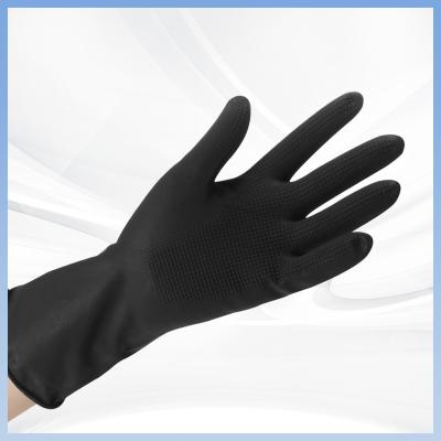 China CE FDA Heavy Duty Latex Disposable Gloves Food Safe Non Toxic Odorless S M L XL for sale