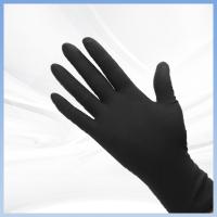 China Disposable Black Latex Gloves 10g Chemical Resistant Tattoo Artist Gloves S M L XL for sale