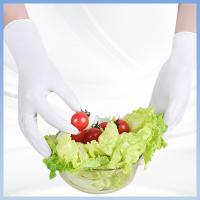 China Disposable White Synthetic Nitrile Gloves 9 Inch ASTM Certified for Medical Lab Use for sale