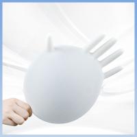 China Textured Disposable White Powder Free Nitrile Gloves Skin Friendly for sale
