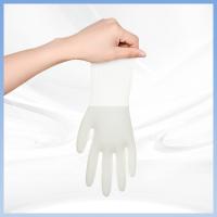 China White Nitrile Examination Gloves Oil Resistant Antistatic 9 Inch S M L XL 100pcs Box for sale