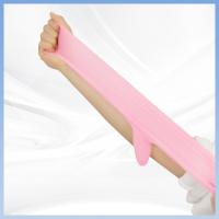 China Disposable Nitrile Gloves Food Safe Chemical Resistant 9 Inch Pink S M L XL for sale