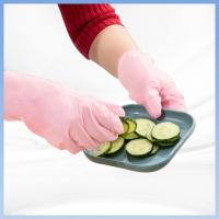 China Disposable Pink Nitrile Lab Safety Gloves 100pcs/ Box Recyclable for sale