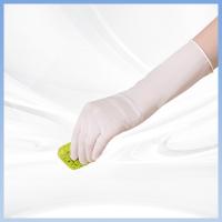 China White Disposable Synthetic Nitrile Gloves 12 Inch Breathable Latex Free S M L XL for sale