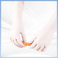 China White Disposable Synthetic Nitrile Gloves Antistatic 100pcs/ Box for sale