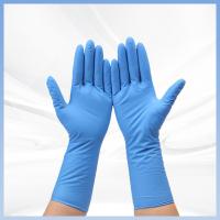 China Blue Synthetic Nitrile Gloves 12 Inch Disposable Latex Free Industrial Safety Hand Protection for sale