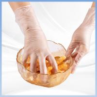 China Disposable PVC Transparent Gloves Latex Free Exam Gloves S M L XL 100pcs Box for sale