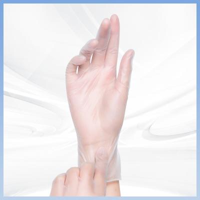 China FDA Disposable PVC Gloves Oil Resistant 100pcs per Box S M L XL for sale