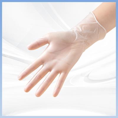 China Disposable PVC Clear Hand Protection Gloves Light And Comfortable for sale