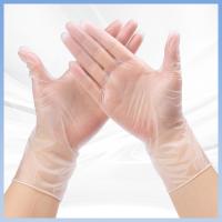 China Disposable PVC Transparent Gloves Oilproof Food Grade 100pcs per Box S M L XL for sale