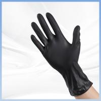 China Disposable PVC Gloves Black Lightweight Breathable 100pcs Box S M L XL for sale