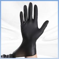 China Disposable Black PVC Gloves for Food Handling Latex Free 100pcs per Box S M L XL for sale