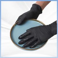 China Black Disposable PVC Gloves Powder Free Latex Free 100pcs Box S M L XL for sale