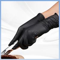 China Black Disposable PVC Gloves Lightweight Breathable 100pcs/ Box for sale