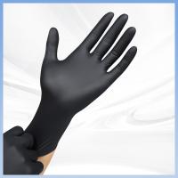 China Black Disposable PVC Gloves Lightweight Breathable 100pcs/ Box for sale