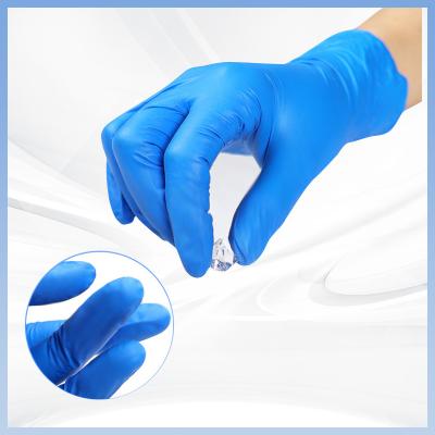 China Blue PVC Disposable Examination Gloves Individually Packaged 100pcs Box S M L XL for sale