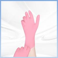 China Disposable PVC Gloves Pink Food Safe CE FDA Approved 100pcs Box S M L XL for sale