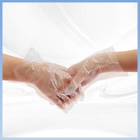 China 100pcs/ Box Kitchen Disposable PE Gloves Polyethylene For Home Office for sale