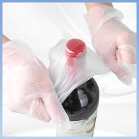 China CE Transparent Disposable TPE Gloves Food Safe 100pcs per Box S M L XL for sale