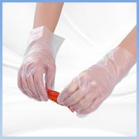 China Disposable TPE Gloves Transparent Powder Free Latex Free S M L XL 100pcs Box for sale