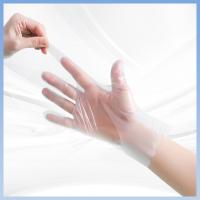 China Disposable TPE Gloves Lightweight Transparent Food Handling Anti Leakage 100pcs Box for sale