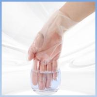 China Disposable TPE Clear Food Service Gloves Non Toxic Latex Free 100pcs Box S M L XL for sale