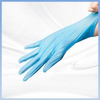 China Disposable TPE Gloves Blue S M L XL 100pcs Box Latex Free Medical Catering for sale