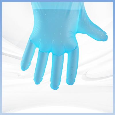 China TPE Disposable Protective Gloves Anti Slip Textured 100pcs Blue S M L XL for sale