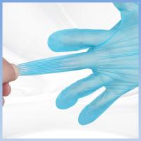 China TPE Disposable Protective Gloves Anti Slip Textured 100pcs Blue S M L XL for sale