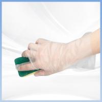 China CE Transparent CPE Disposable Gloves 0.025mm-0.08mm Food Grade Hand Protection for sale