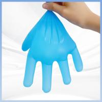 China Blue CPE Disposable Gardening Gloves Non Irritating Hygienic 100pcs Box S M L XL for sale