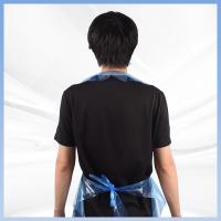 China Disposable PE Apron 71x116cm Blue CE FDA Medical Lab Protective Apron for sale