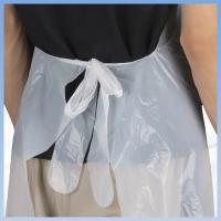 China Kitchen Waterproof CPE Plastic Aprons Disposable For Adults 71cm*116cm for sale