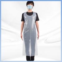 China Disposable CPE Apron 71x116cm Waterproof Antibacterial Antifouling for Household Cleaning for sale
